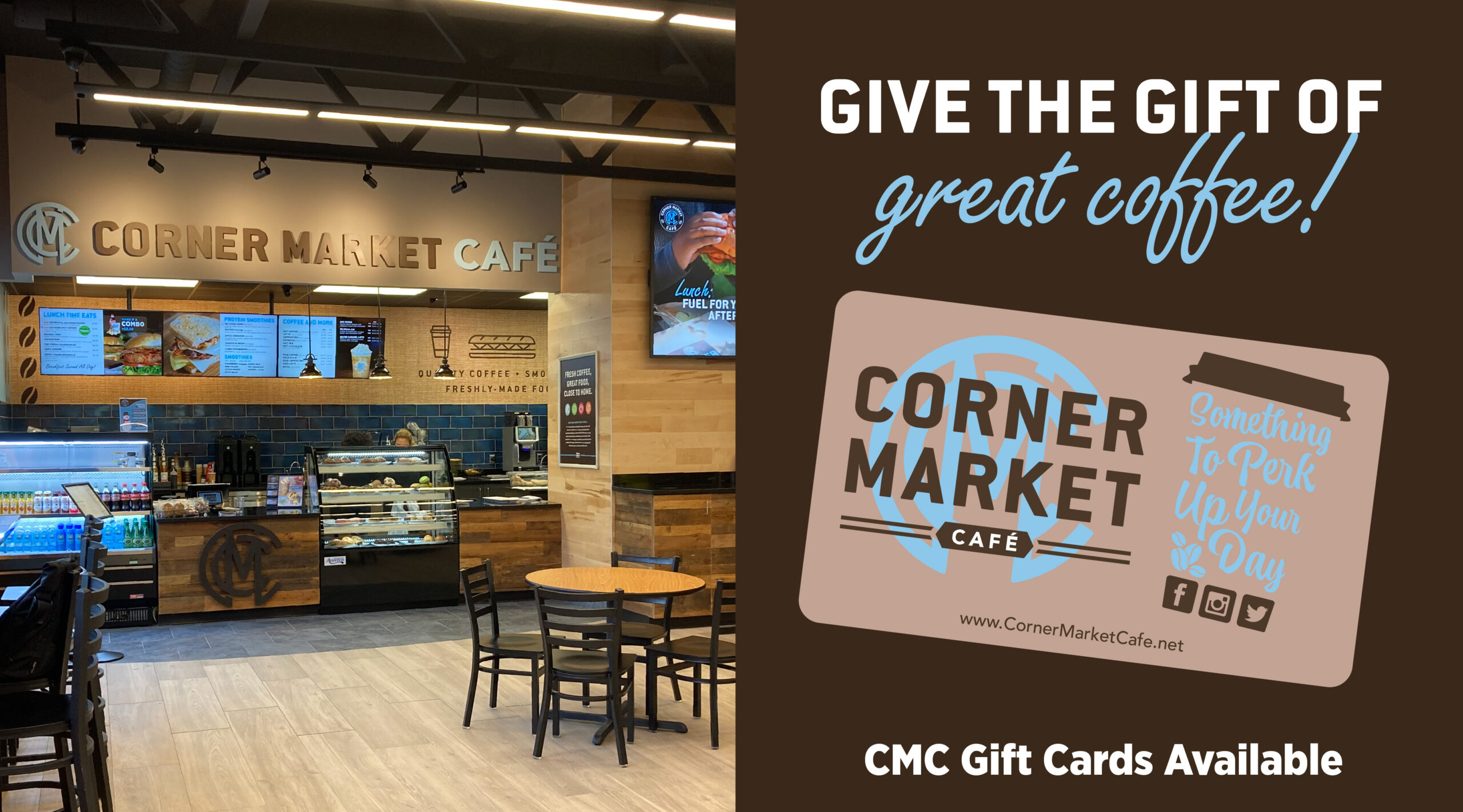 Corner Market Cafe - Locally owned. Regionally roasted.